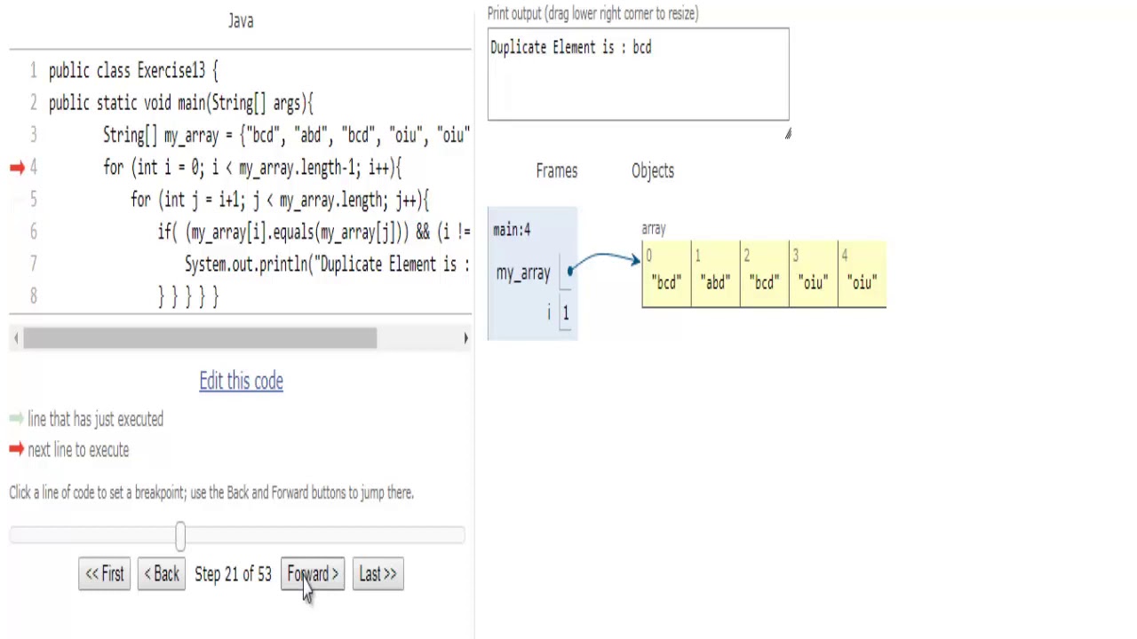 w3resource.com: Java Array Exercise-13