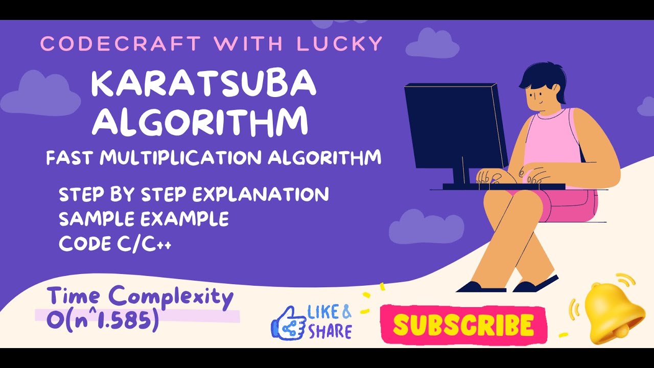 Karatsuba Algorithm Explained: Fast Multiplication | CodeCraft With Lucky