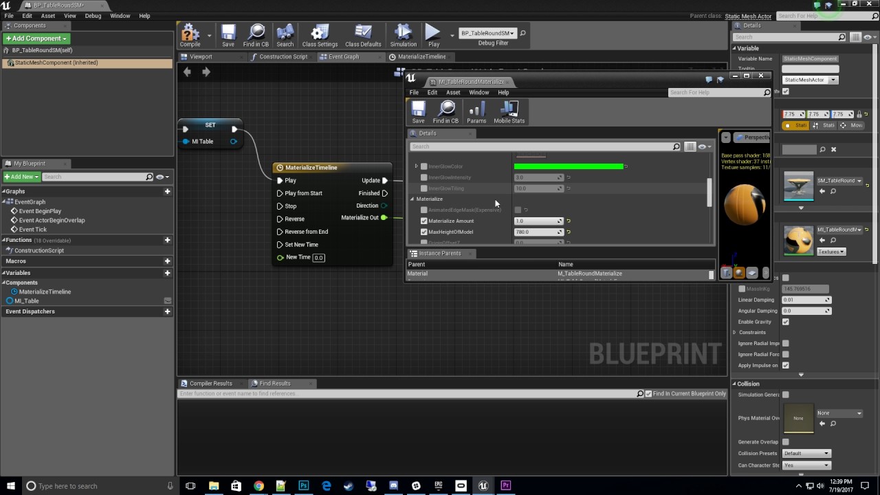 Driving the Materialize Parameter