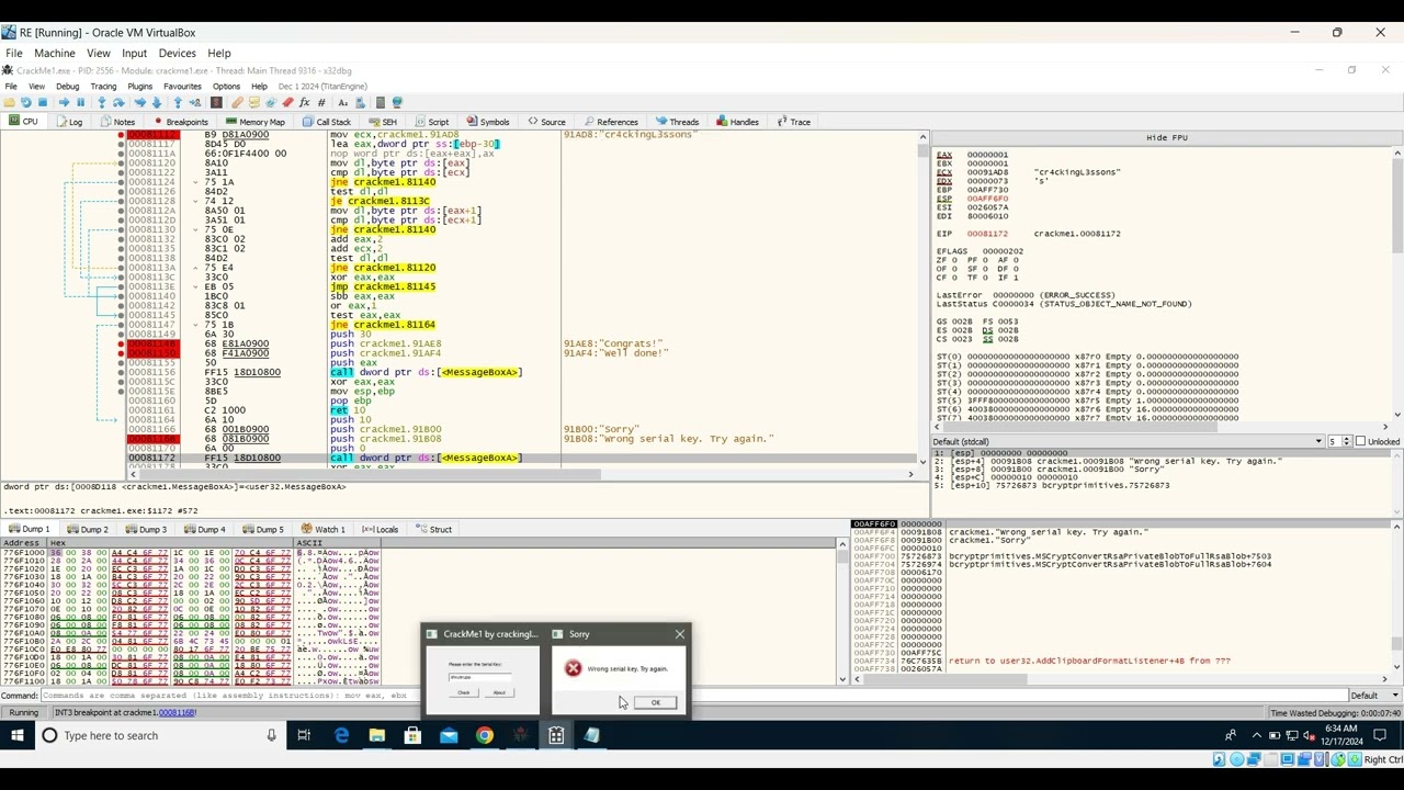 Easy Reverse Engineering Challenge - crackmes.one