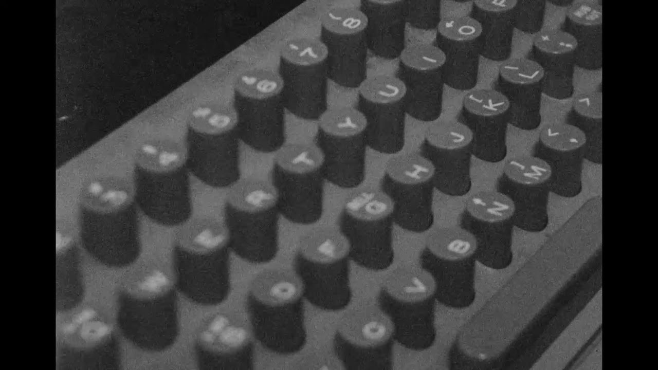 Time Sharing Demonstration ASR33 Teletype 1972 - Dialcom