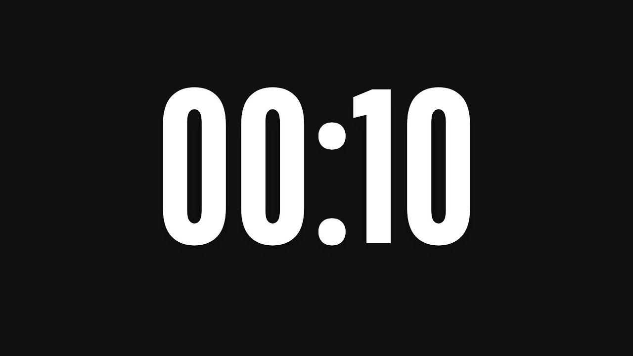 10 Seconds Timer & Alarm - Countdown - Full HD