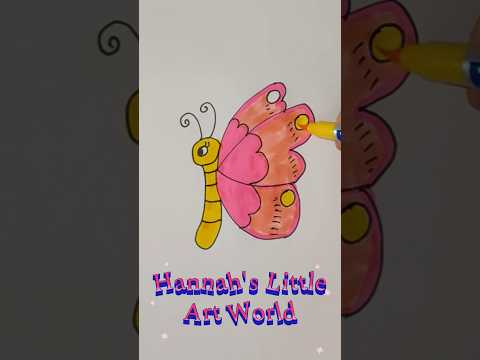 🦋 Easy Butterfly Drawing for Kids Fun Art for Kids