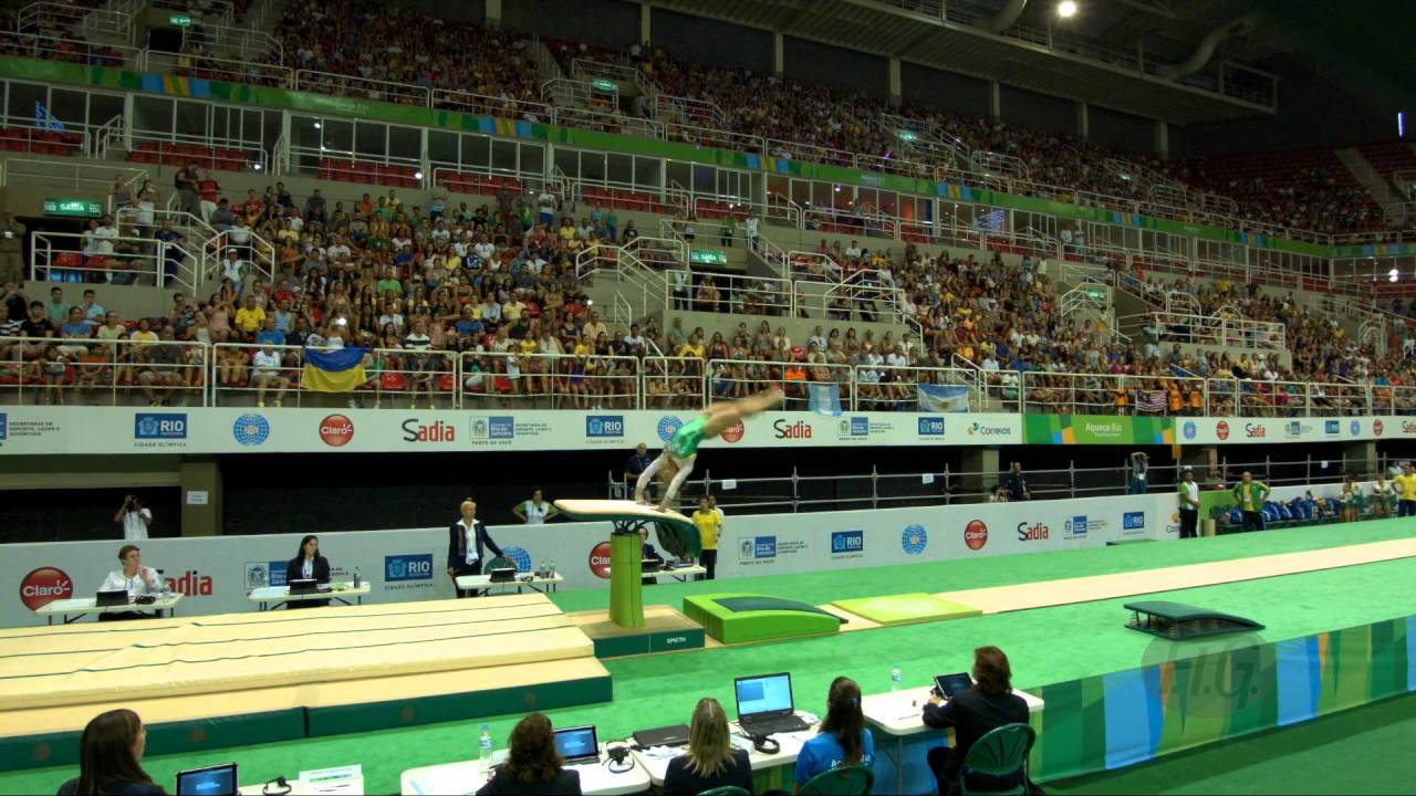 OLIVEIRA Lorrane (BRA) - 2016 Olympic Test Event, Rio (BRA) - Qualifications Vault 1