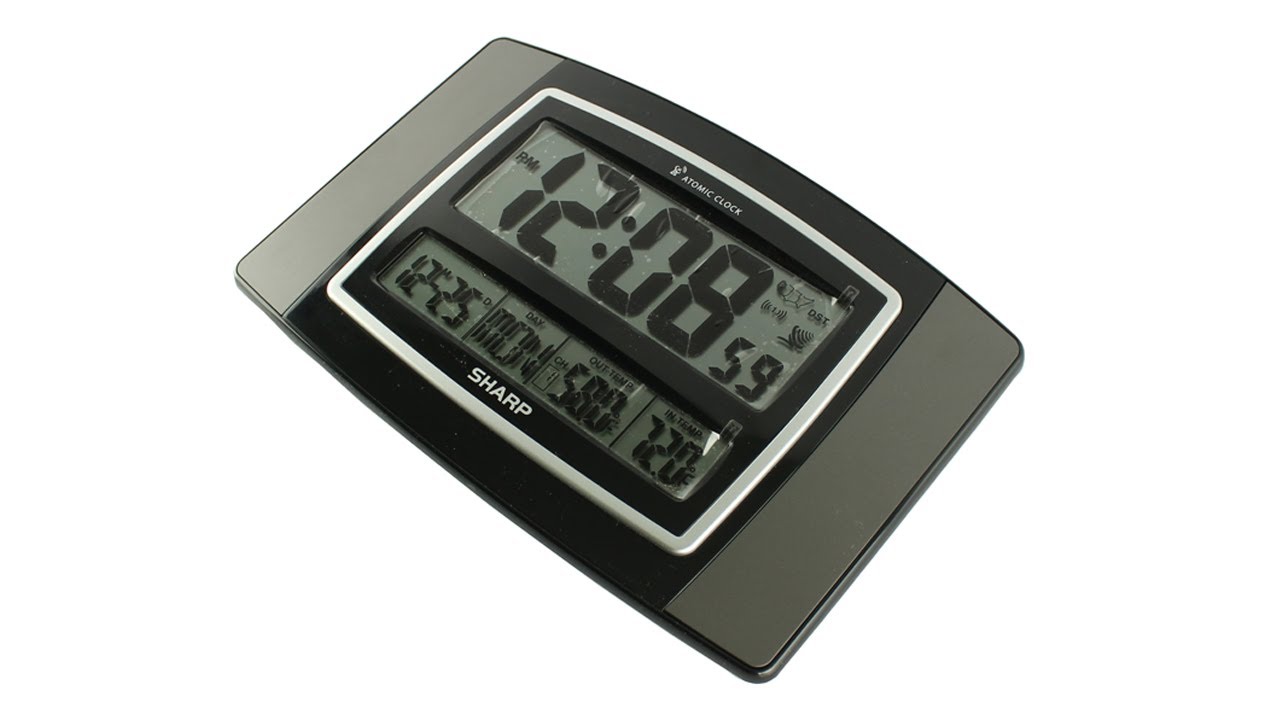 Atomic Wall Clock | SHARP-CLOCKSILVER-SPC900GM