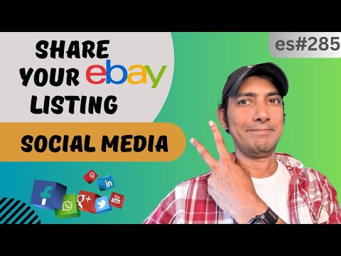 Effortlessly Share Your eBay Listings on Social Media! | eBay Sellers- es285