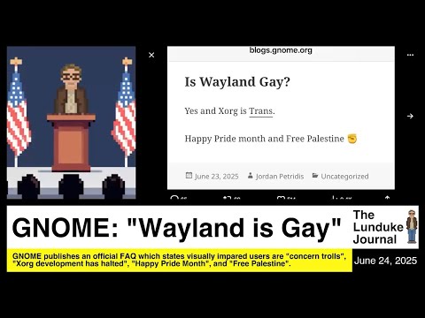 GNOME: "Wayland is Gay"