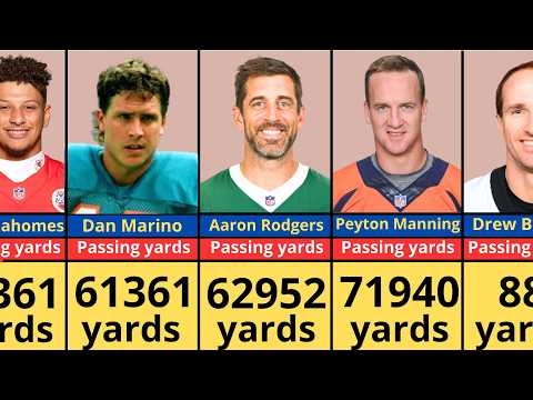 NFL Passing Yards Leaders: The Greatest Quarterbacks of All Time!