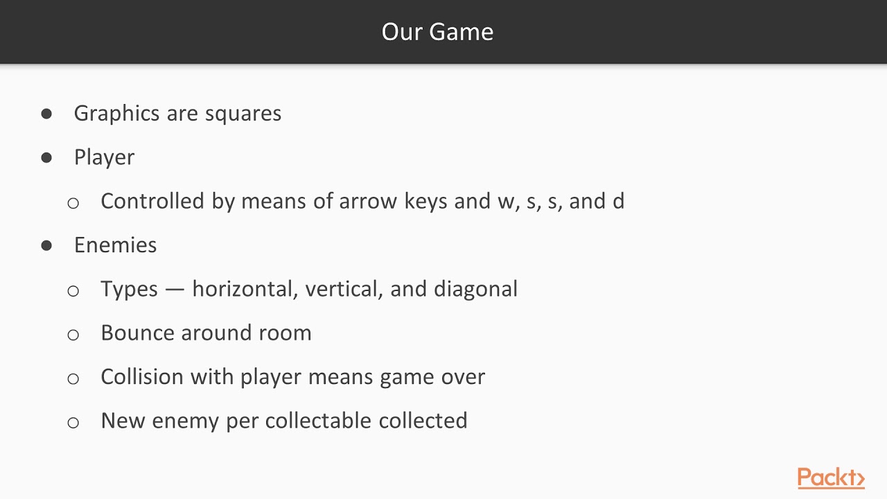 Programming in GameMaker Studio 2 : What Are We Making? | packtpub.com
