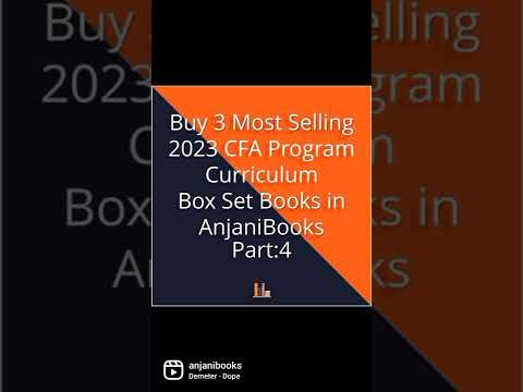 Buy Best CFA Program Curriculum All Level Box Set! #cfaexam #cfa #order #buyonline