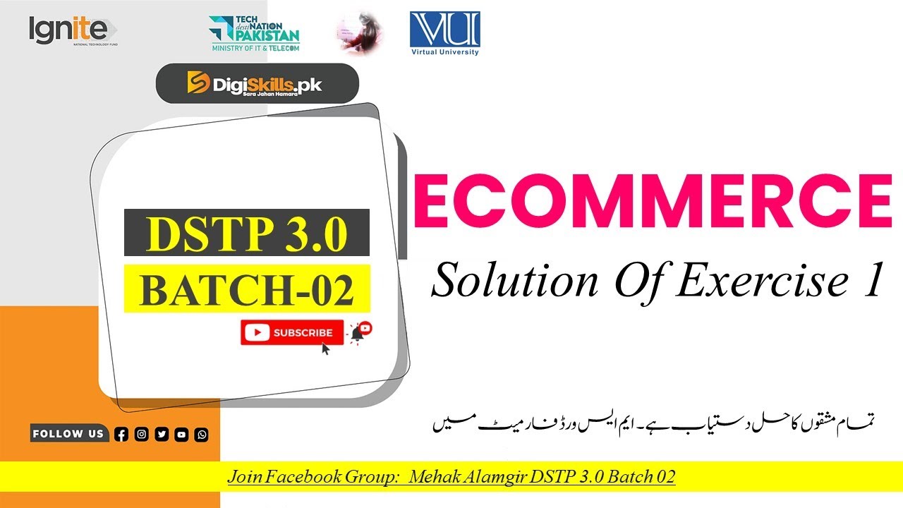 ecommerce exercise 1 dstp 3.0 batch 02 2025  | dstp 3.0 batch 02