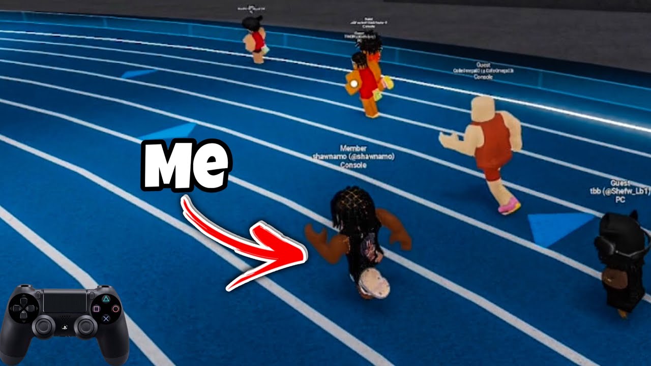 I Played Roblox College Track and Field With a Controller 