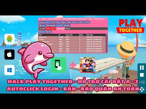 HACK PLAY TOGETHER | REVIEW CÂU CÁ B6 B7 VÀ AUTOCLICK TỰ VÔ LẠI KHI VĂNG GAME CHO ANDROID IOS PC