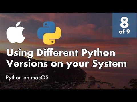 Install Python 3.8 and Django 3+ on macOS - 8 of 9 - Using Different Python Versions on your System