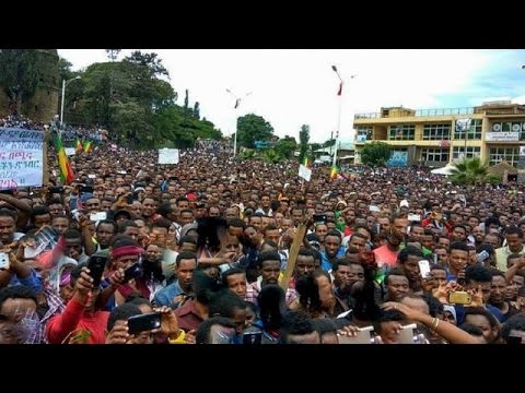 Tens of thousands of protesters call for a regime change in Ethiopia ...