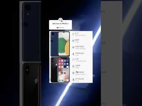 Apple iPhone X vs Samsung Galaxy A03 Core