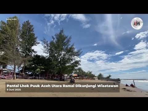 Pantai Lhok Puuk Aceh Utara Ramai Dikunjungi Wisatawan