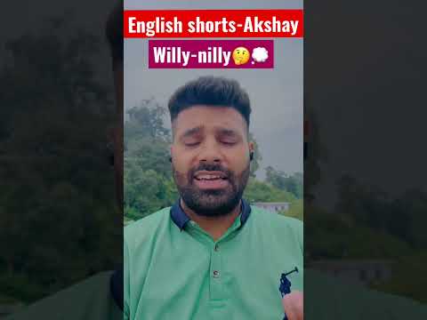 Willy-nilly in हिन्दी ❤️🔥 #vocabulary #english #shorts #youtubeshorts #study