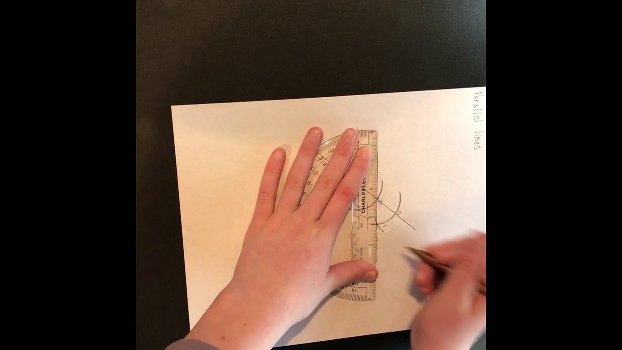 Constructing Parallel and Perpendicular lines with a compass
