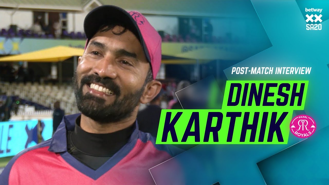 Dinesh Karthik Post-match Interview | Match 9 - PRvMICT | Betway SA20