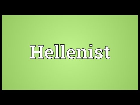 Hellenist Meaning
