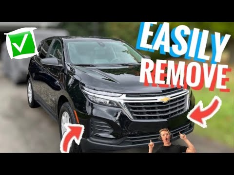 How To EASILY Remove A 2022-24 Chevy Equinox Front Bumper