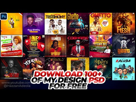 DOWNLOAD 100+ OF MY PSD TEMPLATES FOR FREE 1.0
