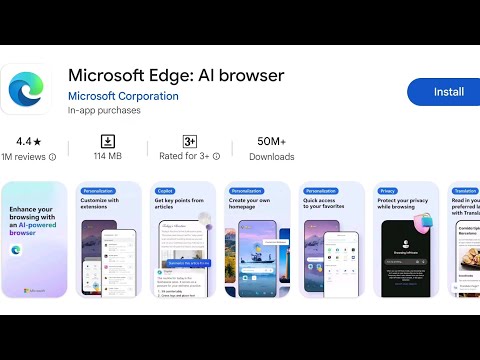 How To Install Microsoft Edge Ai Browser App's | How To Download Microsoft Edge Ai Browser App's |
