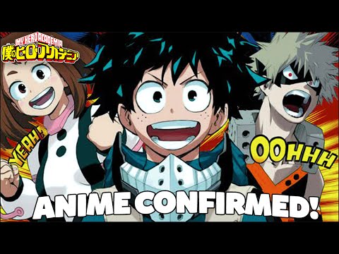 My Hero Academia Anime CONFIRMED! STUDIO BONES WORKING ON IT!