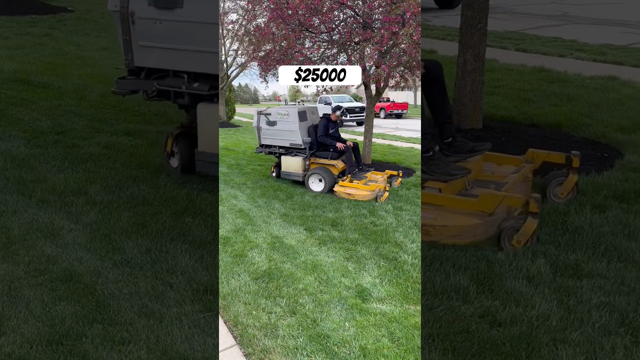 25000 to replace it I avoid downtime that’s money lost #lawncare #money #equipment #lawn