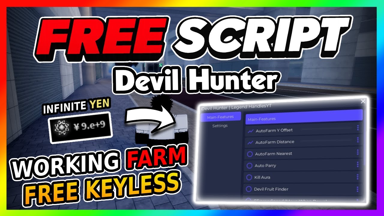 Devil Hunter Script *NO KEY* - AUTO MISSION, AUTOFARM, GODMODE + More!