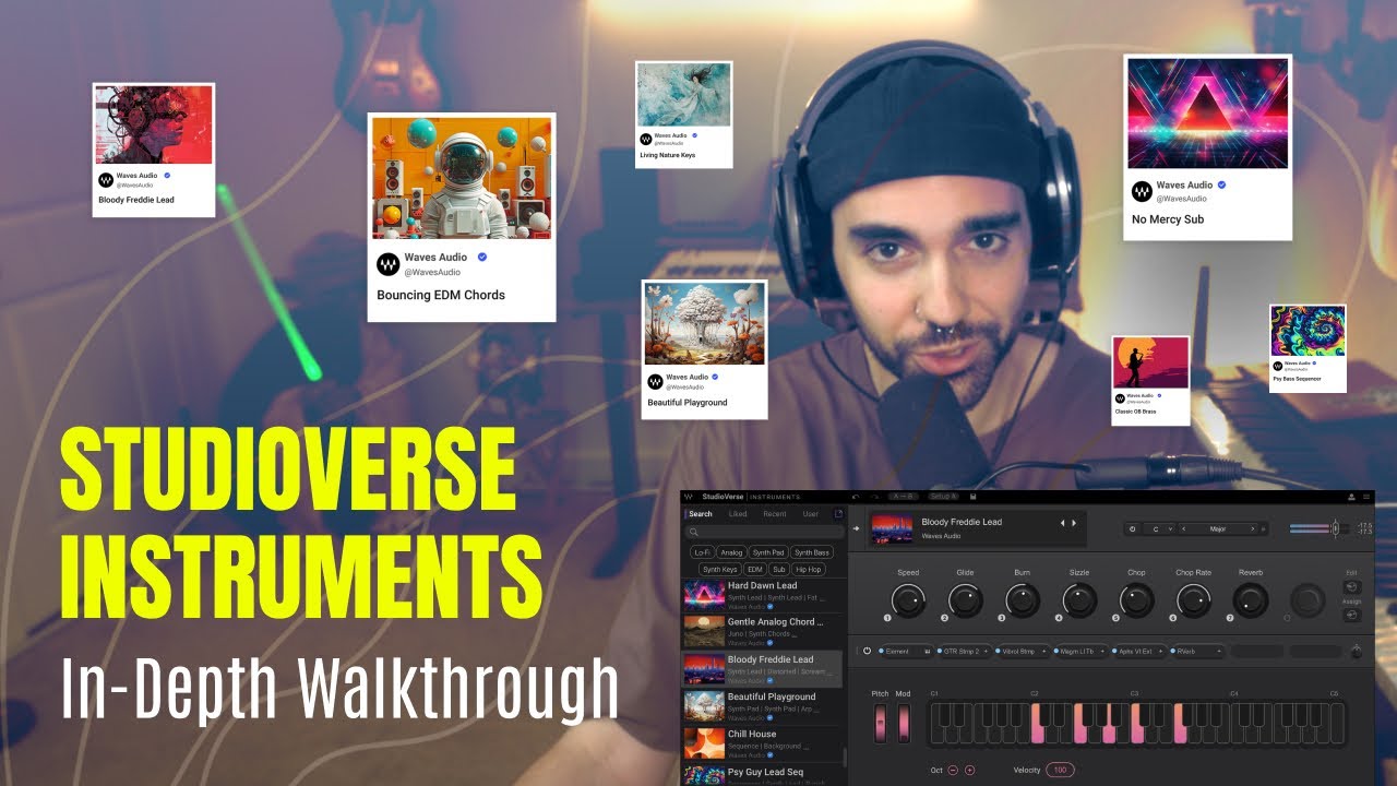 New! Waves StudioVerse Instruments 🎹 In-Depth Walkthrough