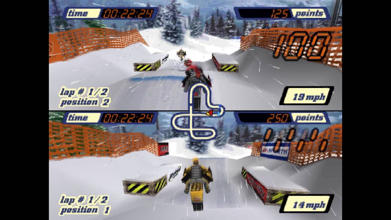 THIS IS SNOW JOKE! | Sled Storm (PS1)