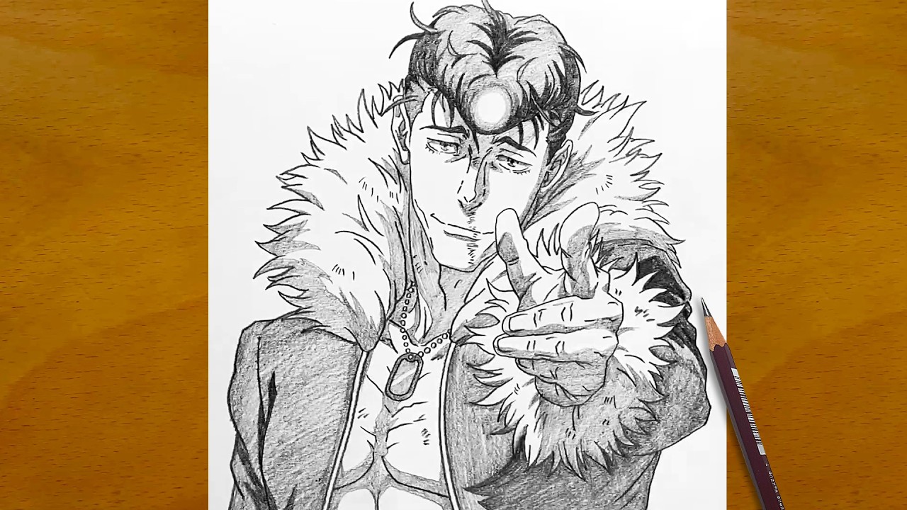 Drawing Ryu Ishigori's Iconic Look | Jujutsu Kaisen Anime Sketch