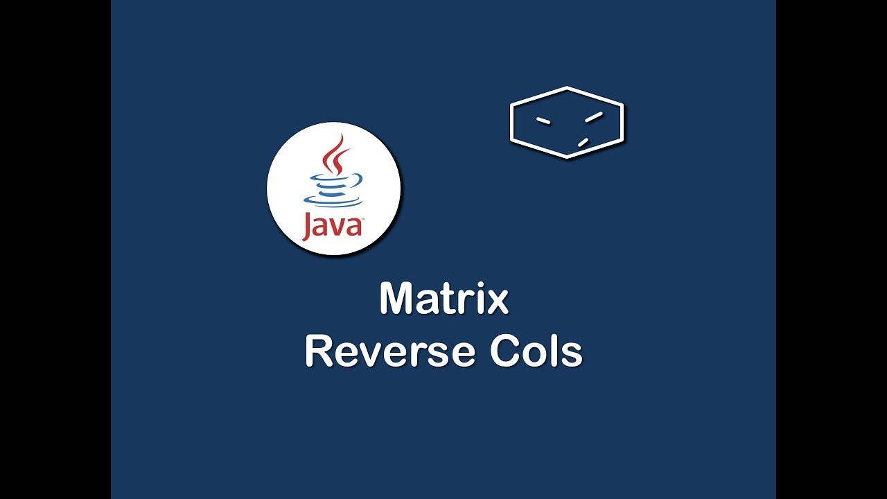 matrix reverse cols in java