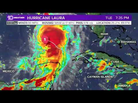 11 p.m. advisory: Latest on Hurricane Laura