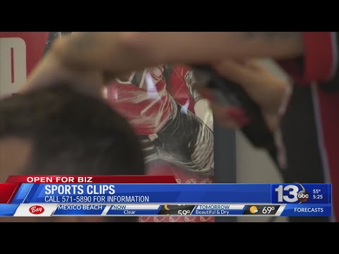 Jeff Robinson Allstate and Sport Clips are "Open For Biz"
