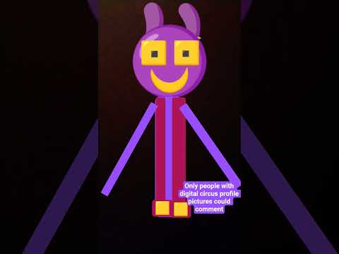 only people with the amazing digital circus profile pictures could comment