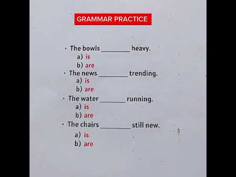 Countable | Uncountable Nouns | English Grammar Exercise | ✍️🧑🏫