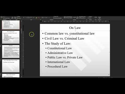 Constitutional Law II, Fall 2020, Intro to Course