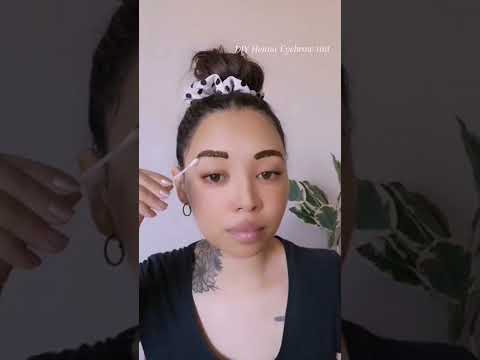 Diy henna eyebrow tint #lynelda #henna #hennatips #eyebrows #beautyandfashion