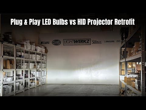 Think your plug and play bulbs are good enough ? See what you can expect from a projector retrofit!