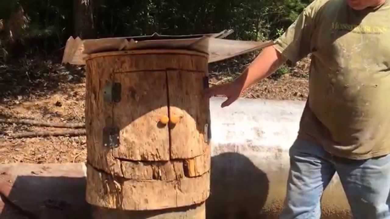 D.I.Y Workable Log Beehive