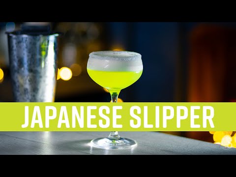 Japanese Slipper - Tequila and Midori Melon Cocktail