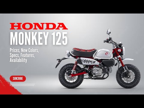 2024 Honda Monkey 125 : Prices, New Colors, Specs, Features, Availability