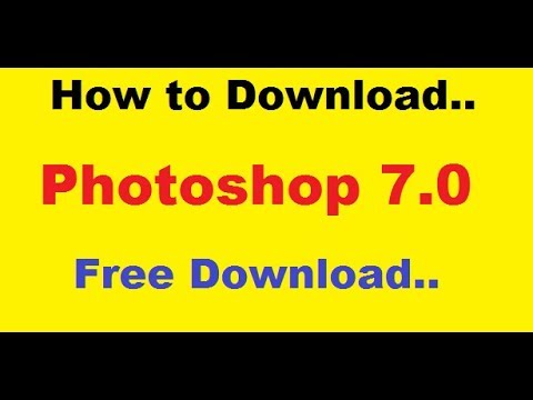 How to download adobe photoshop 7 0 new version |Pc and smart phone free download |