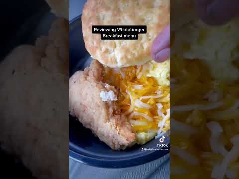 Y’all digging Whataburger breakfast ? #viral #shorts #foodreview #whataburger