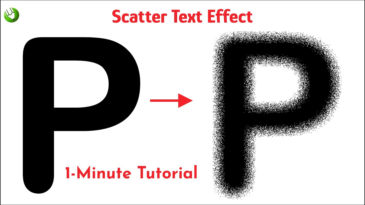 Create Scatter Text Effect in Coreldraw | Text Effects | Corel Designs