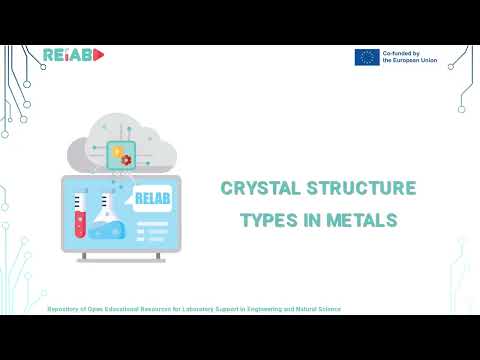 Types of crystal structure in metals