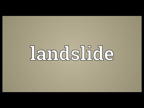 Landslide Meaning